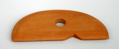 Throwing rib #3 (curved & notched) - Bluematchbox Potters Supplies Ltd