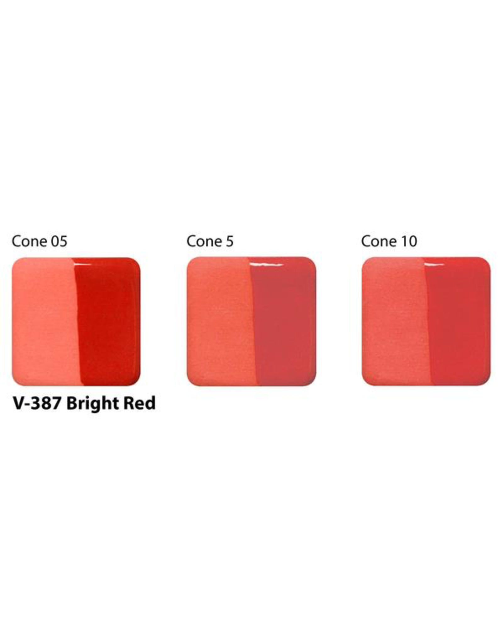 Amaco Bright Red- Velvet 473ml - Bluematchbox Potters Supplies Ltd