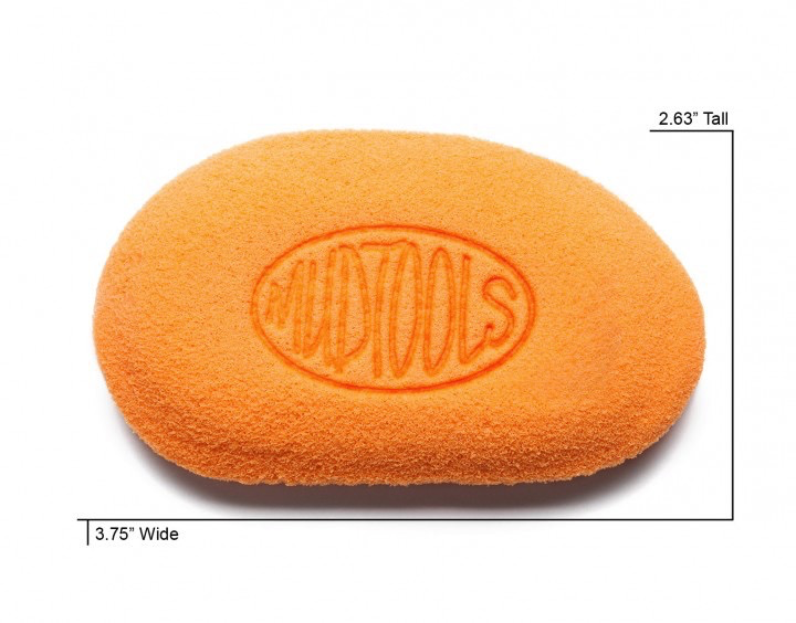 Mudtools Mudsponge Orange - Bluematchbox Potters Supplies Ltd