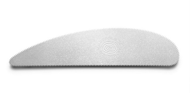 Mudtools Long Scraper Rib Serrated stainless steel - Bluematchbox ...