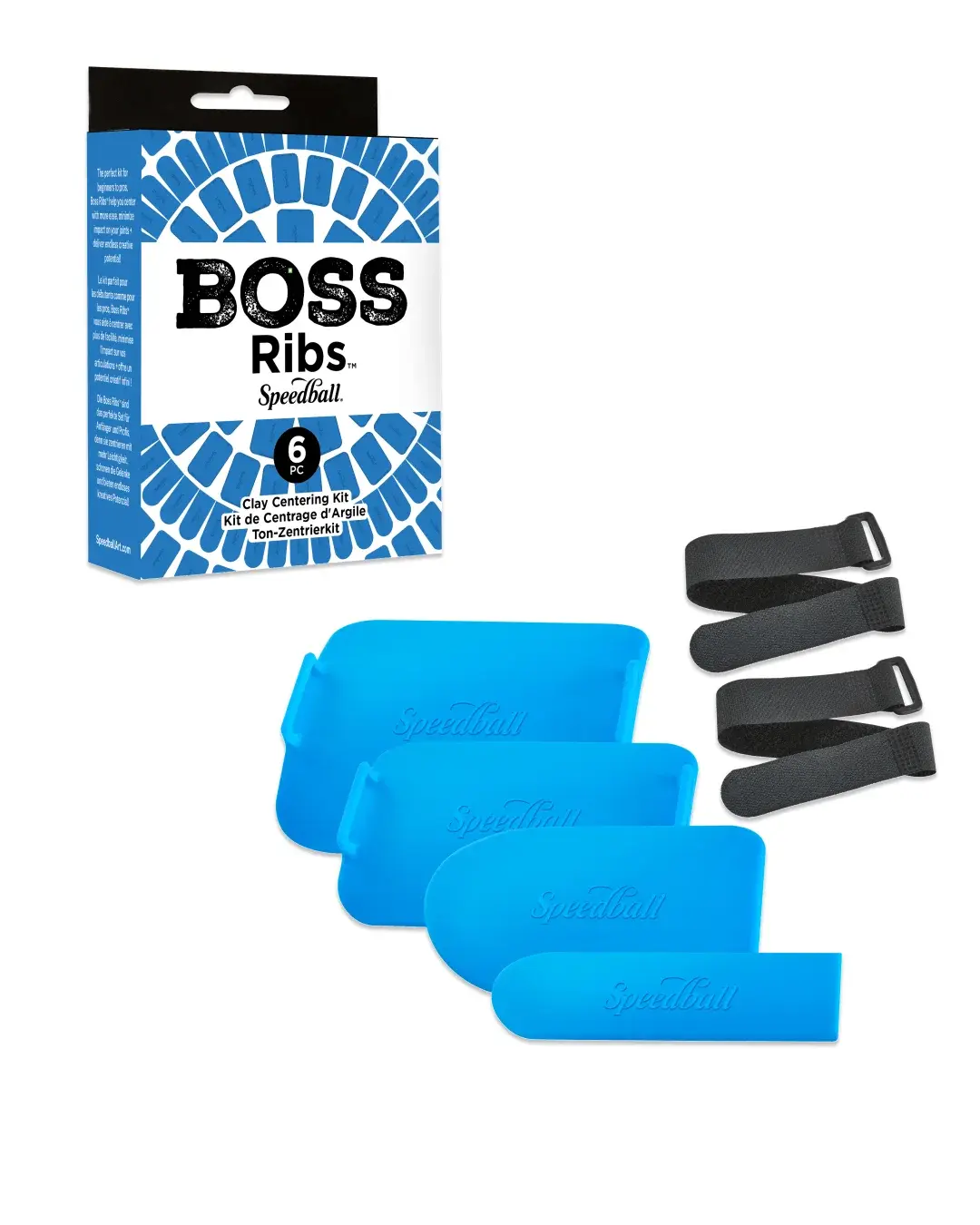 Boss Ribs Blue set - Bluematchbox Potters Supplies Ltd