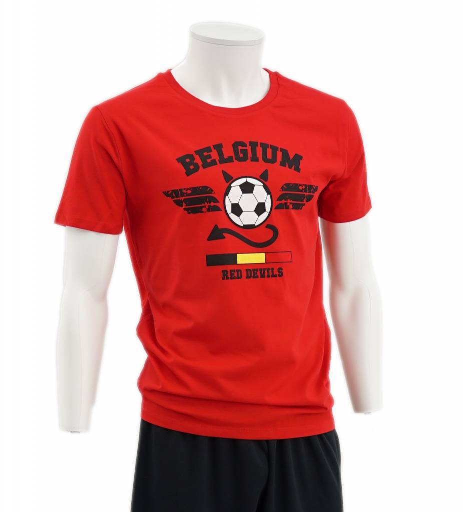 Rode t-shirt voor fans van de Duivels kopen?