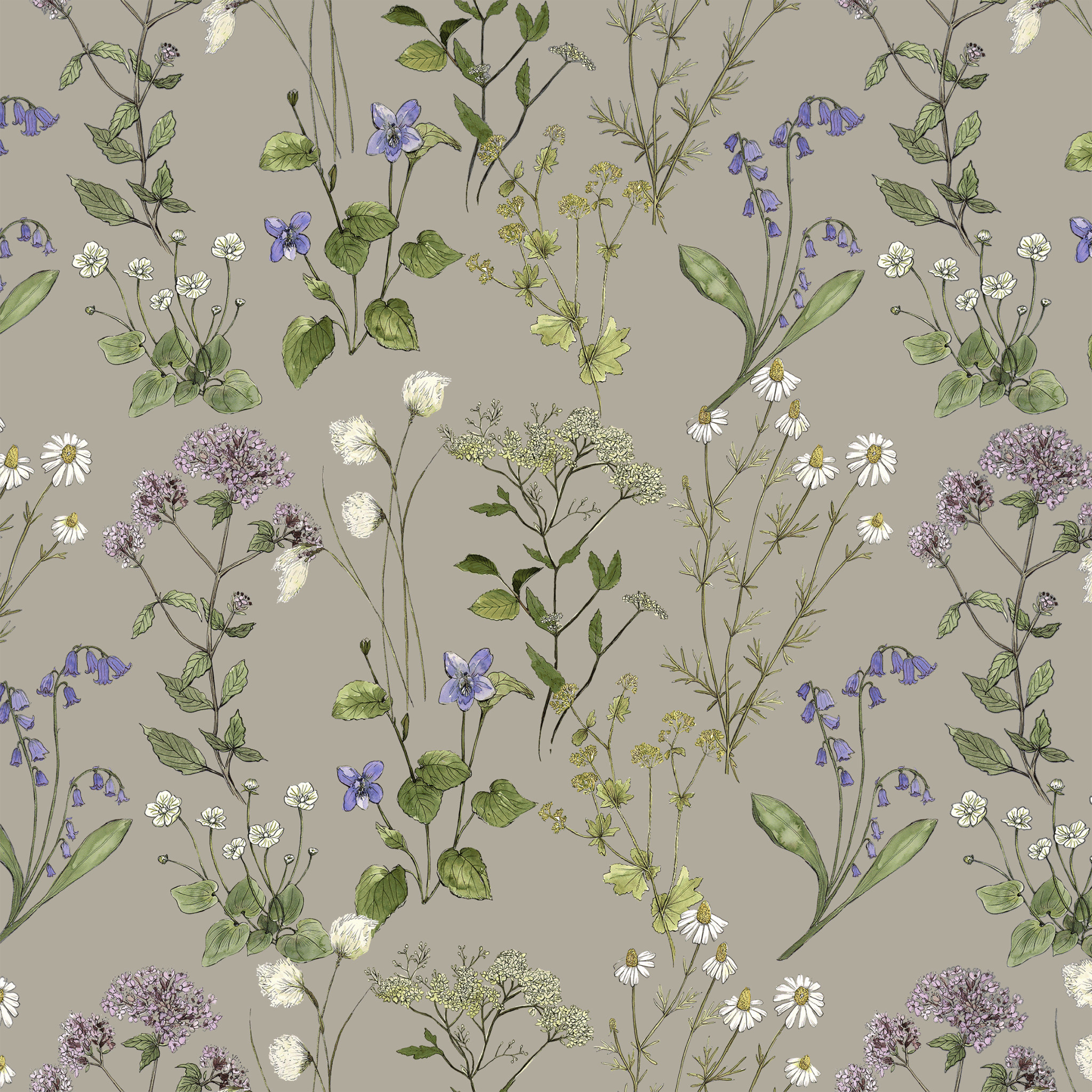 Windham Fabrics Midsummer - Meadow Sweet - Stone - Elly Prins Machine ...