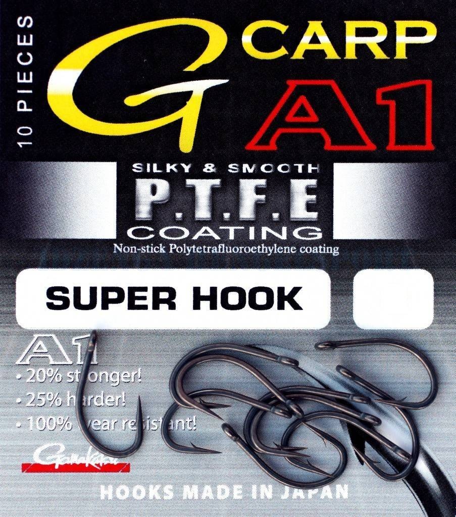 Gamakatsu A1 PTFE Super Hook (Karpfenhaken) - CarpCentral. - Das KarpfenZentrale