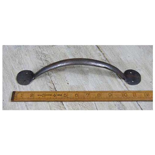 Pull Handle Round End H/Forged 2 Hole Ant Iron 12″ / 300mm - Homebird House