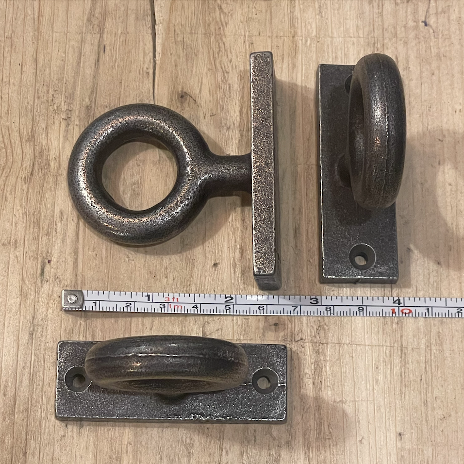 Ceiling Hook Cleat Loop Eye Cast Ant Iron 65mm - Homebird House