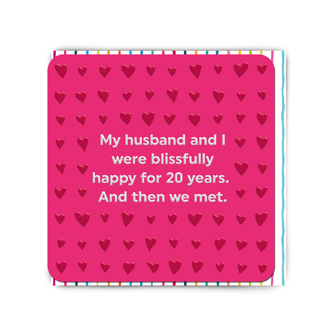 Blissfully Happy for 20 Years Card - Homebird House