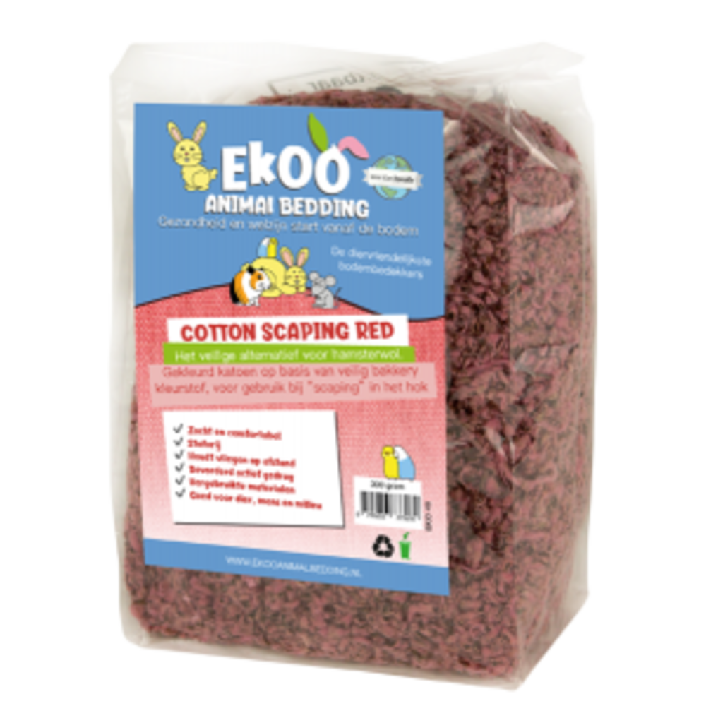 Ekoo Cotton Scaping - Red - 3 liter - D-tails