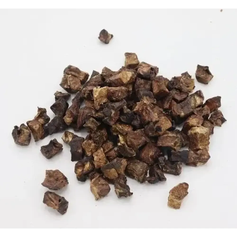 Bark-Bite Runderlong stukjes – 1-2 cm - 1 kilo - D-tails