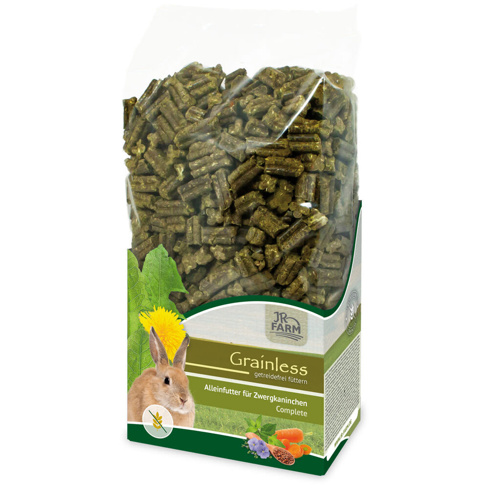 JR Farm Dwergkonijn Complete Voeding - 1350 gram - D-tails