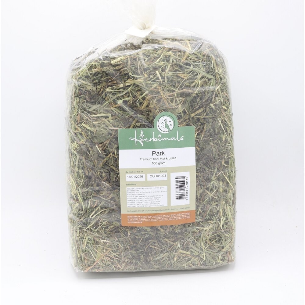 Herbimals Park - 600 gram - Premium hooi met kruiden | D-tails - D-tails
