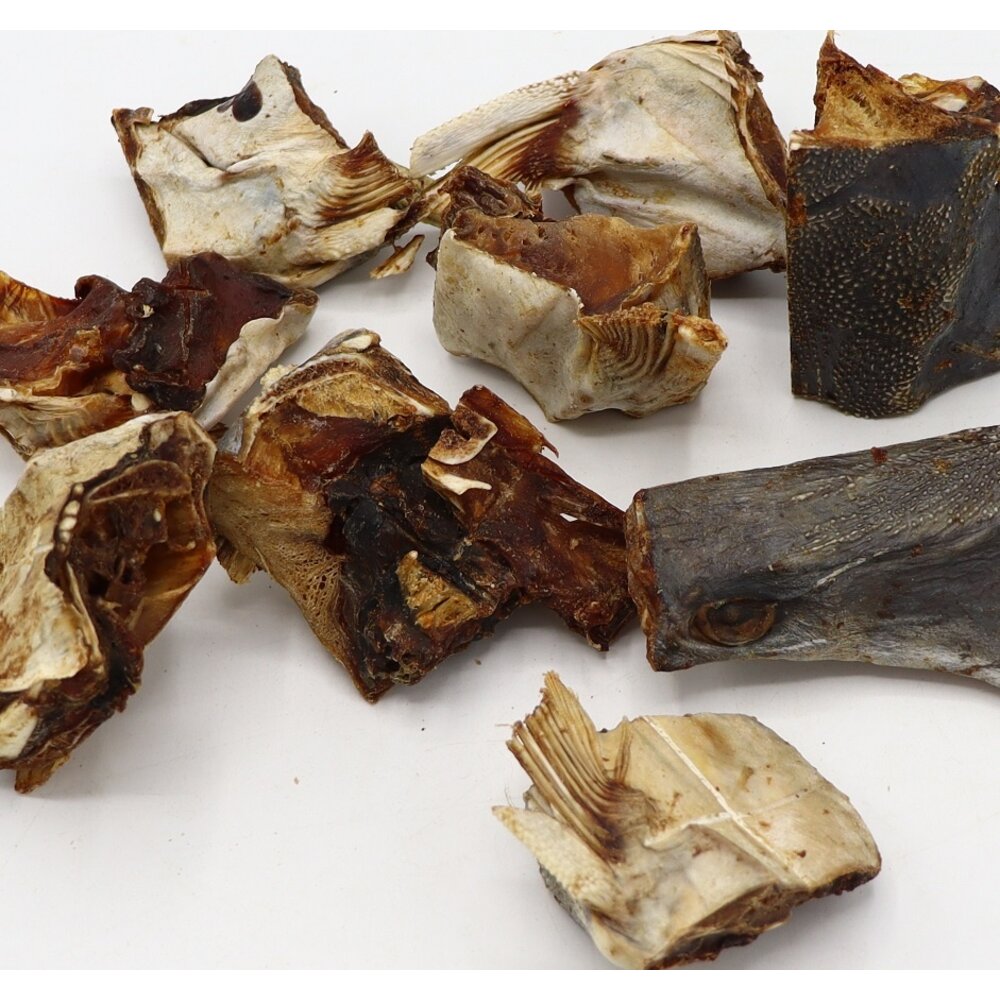 Bark-Bite Fish - Meervalkop Stukjes - 200 gram - D-tails