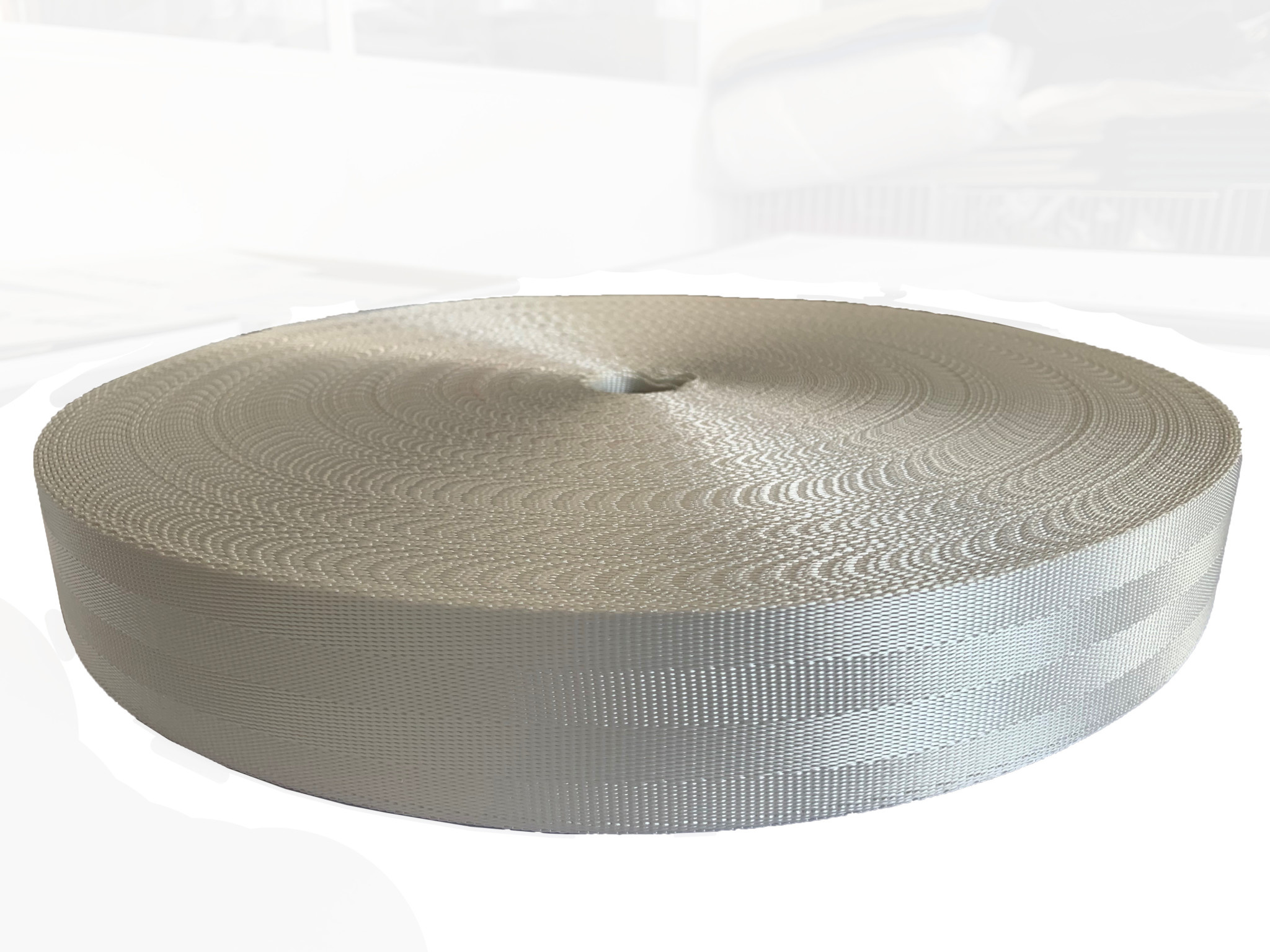 Polyesterband | 4-Baans geweven | Wit | 48 mm | Rol 100 meter - eSails