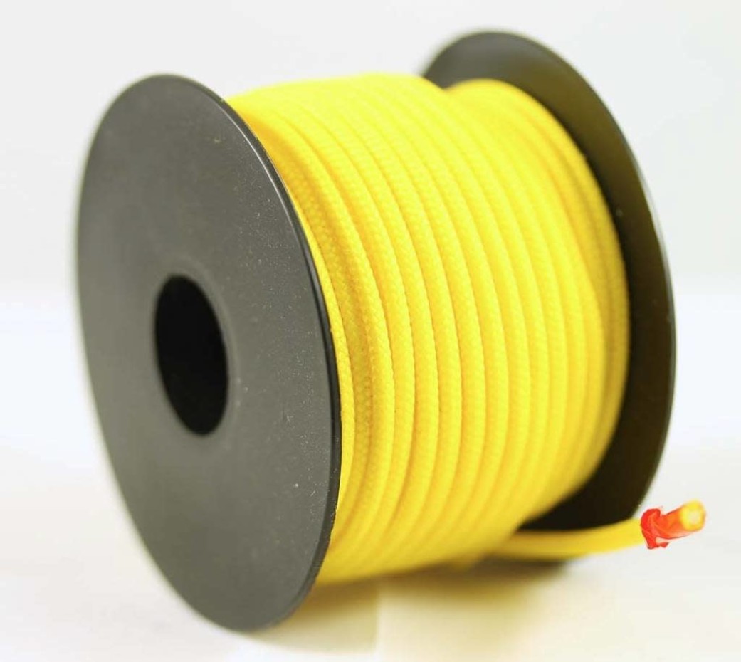 Touw | Polyester | 3 mm | Spoel 17 m | Geel | Unicolor | eSails.nl - eSails