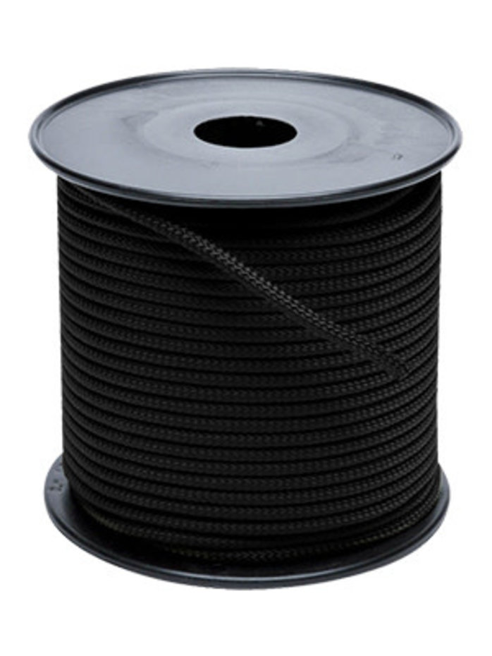 Touw | Polyester | 10 mm | Zwart | Haspel 200 m | eSails.nl - eSails