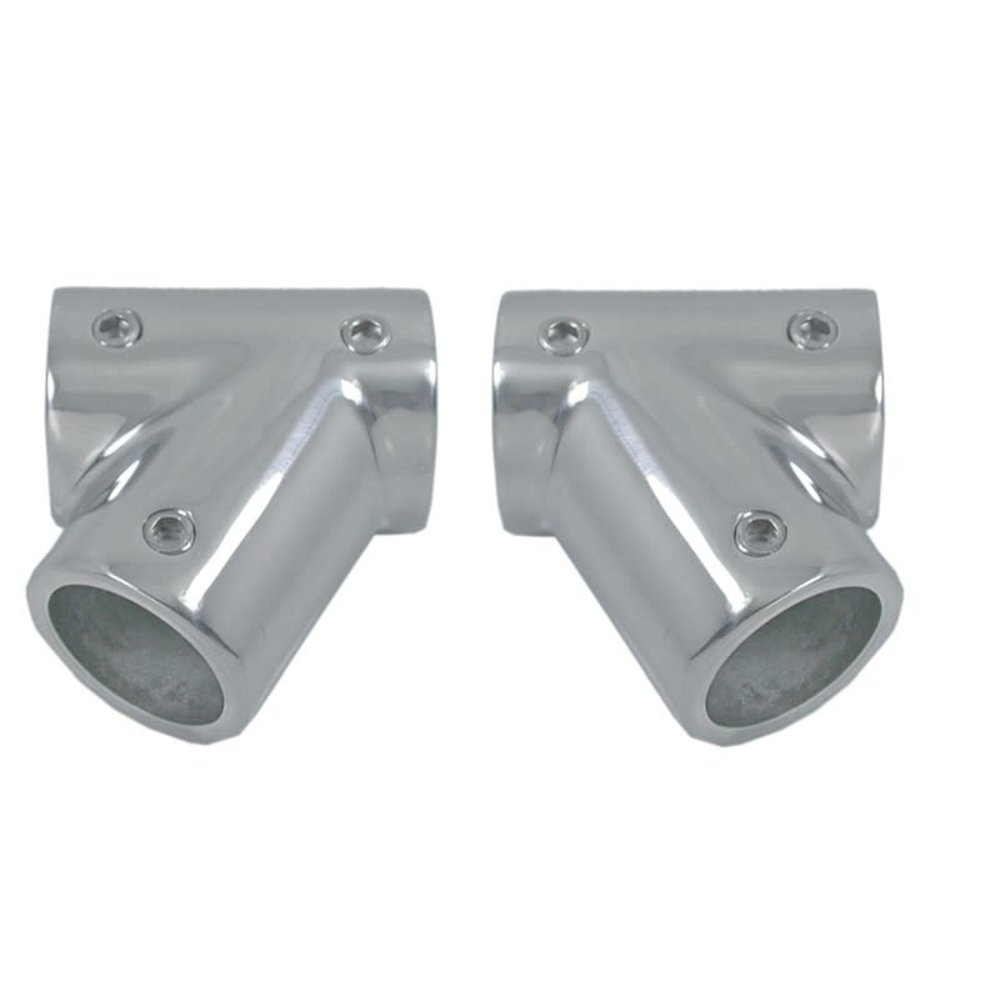 Marinetech | Buis | T-stuk | RVS | 60 graden | Links | 25mm - eSails