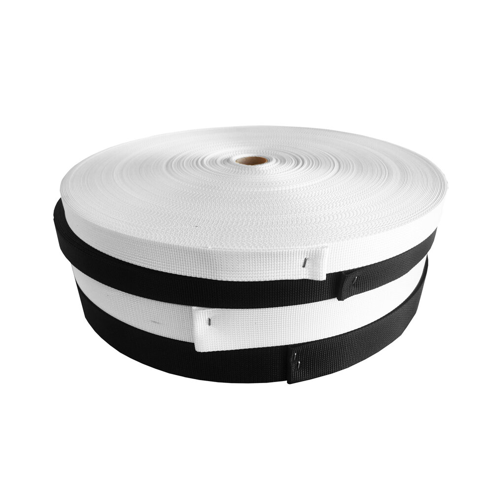 Polyesterband | 1366 | Wit | 40 mm | Rol 50 meter - eSails