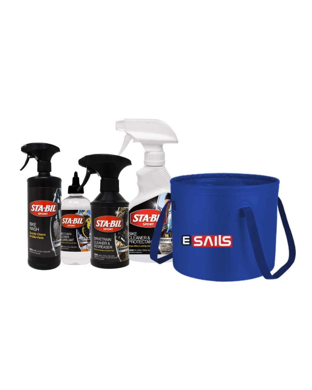Sta-Bil Fiets Onderhoud Set + Gratis Emmer | eSails - eSails