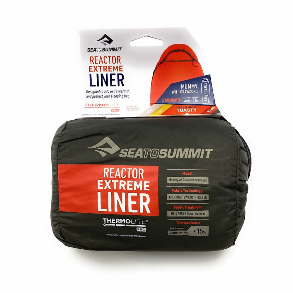 Reactor Extreme Sleeping Bag Liner - Bikepacking Belgium webshop