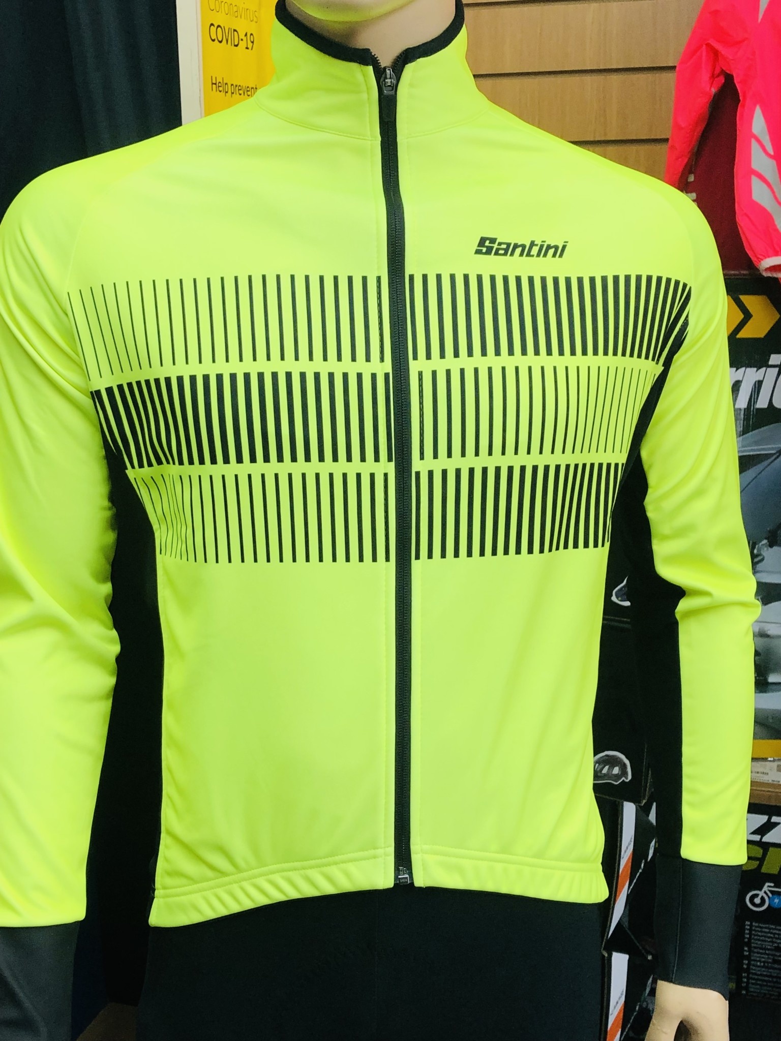 Santini Hero Gardient Winter Jacket - Castle Cycles