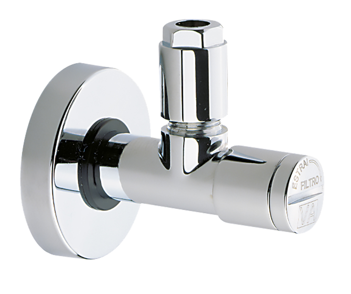 Xenz Pure ronde stopkraan zwart of chroom | Scherpe prijs - Van den ...