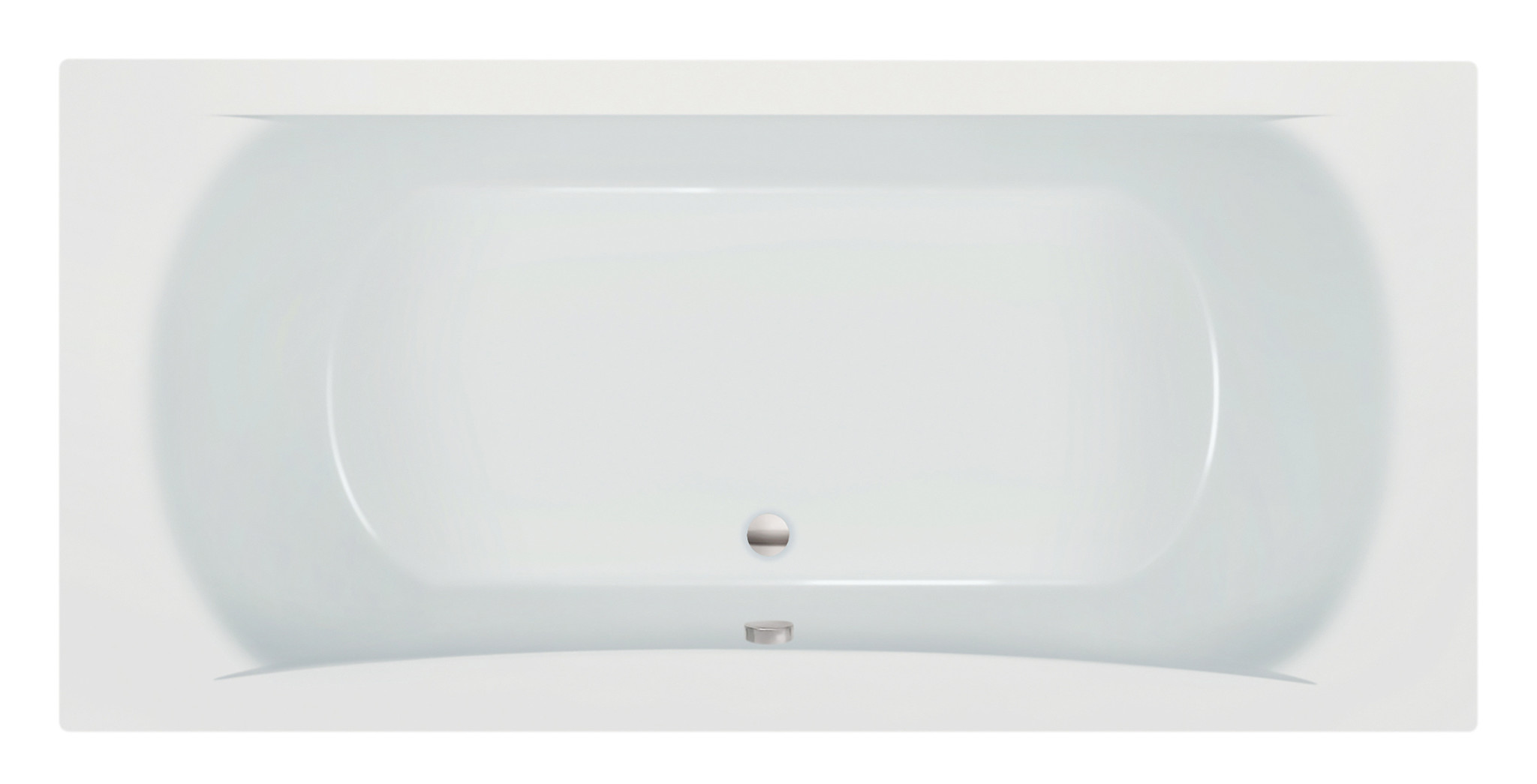 Xenz Robijn acryl inbouw ligbad wit | Ligbad met smalle rand - Van den ...