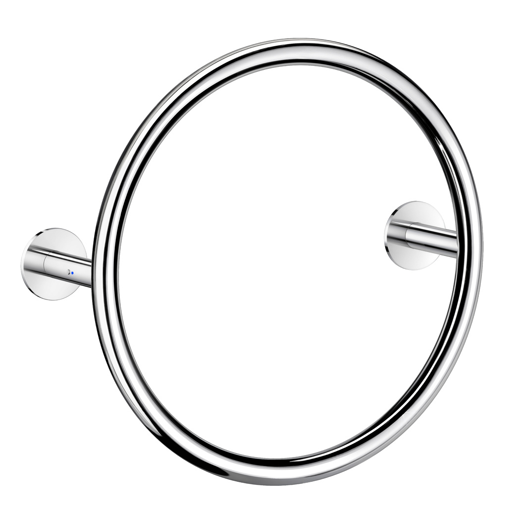 Smedbo Dry FK718 ronde elektrisch radiator Circle 50x12 cm | RVS - Van ...