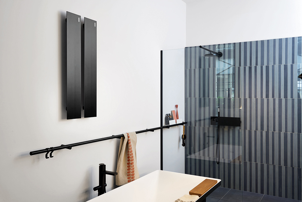 Instamat elektrische designradiator Voletti | Wit of zwart - Van den ...