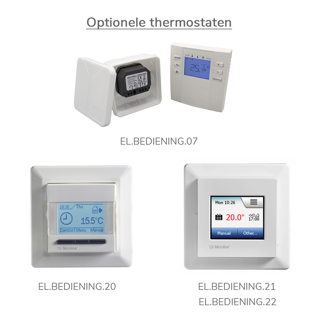 Instamat elektrische handdoekradiator Iskol | Div. kleuren - Van den ...