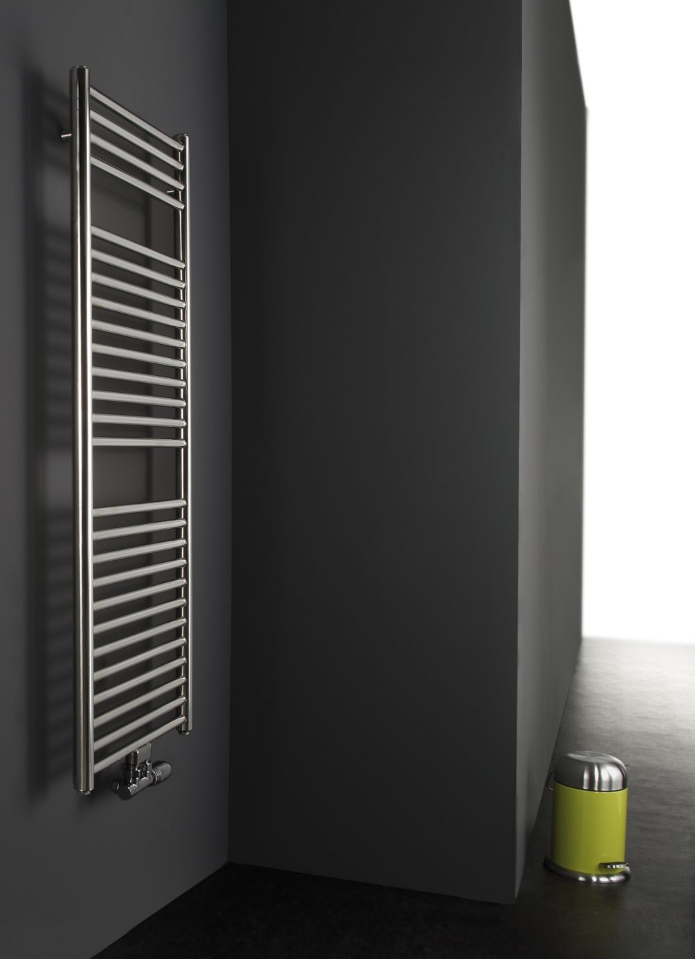 Instamat elektrische handdoekradiator Inox | RVS - Van den Boomen badkamers