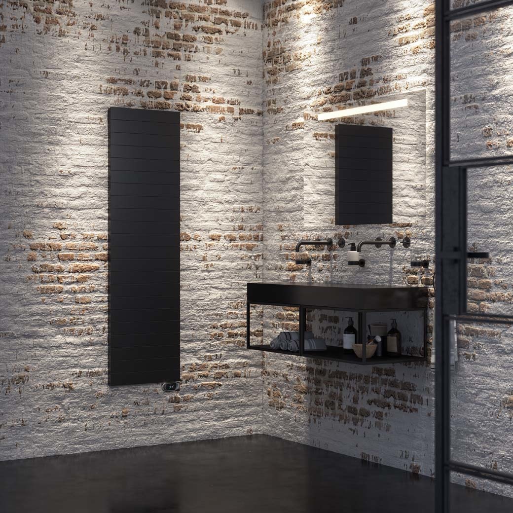 Instamat elektrische radiator Paneel TH | Zwart of wit - Van den Boomen ...