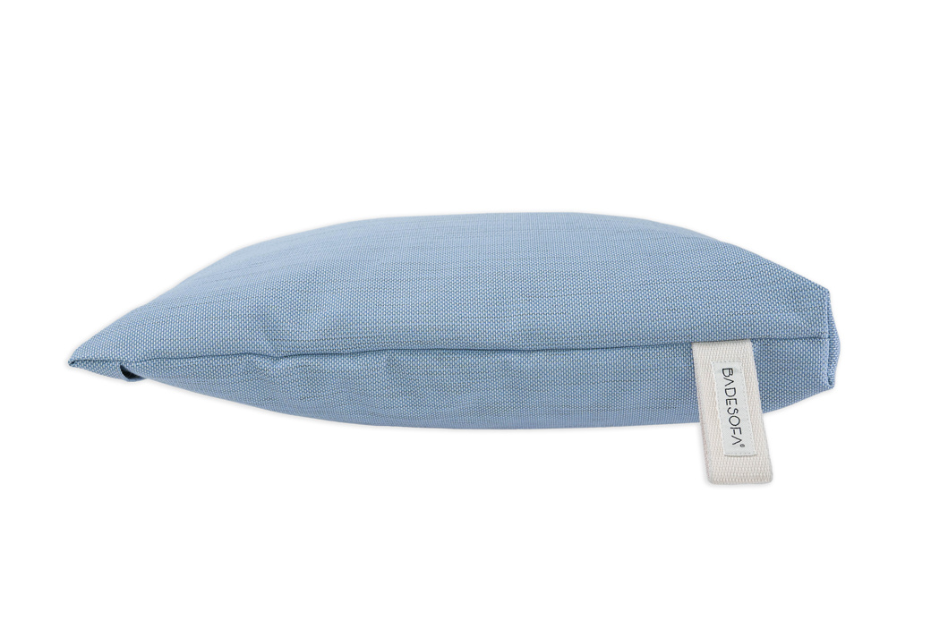 Badesofa bad zitkussen | 38x50x10 cm | Blauw - Van den Boomen badkamers
