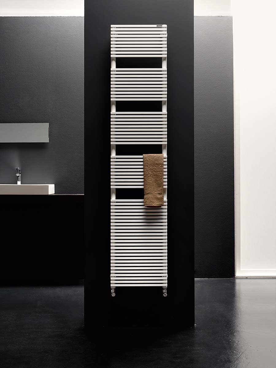 Instamat elektrische radiator Quadro Bath | Wit | Zwart - Van den ...