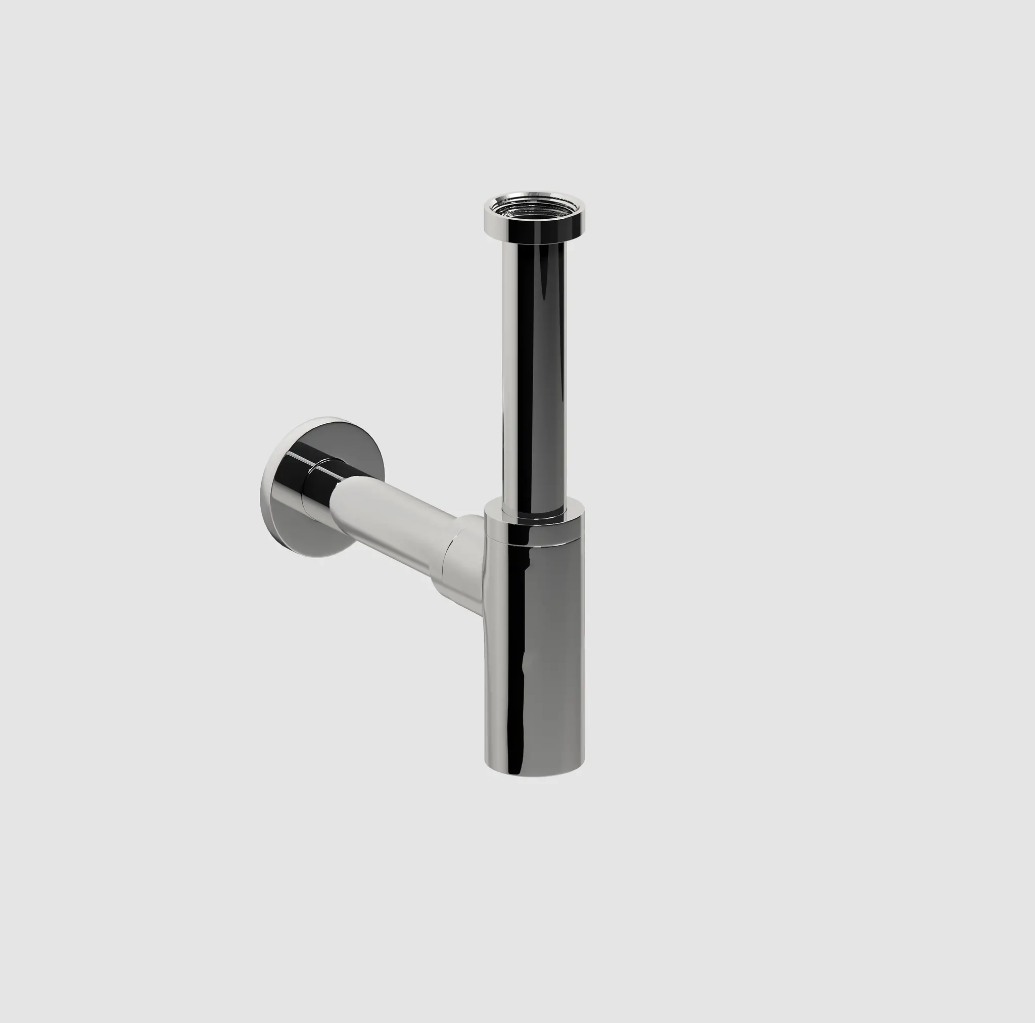 Clou InBe wastafelsifon type 1 rond | 2 kleuren - Van den Boomen badkamers