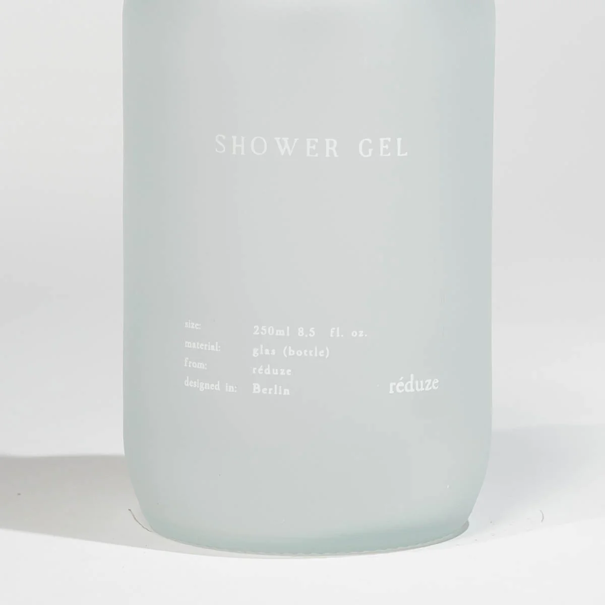 Réduze zeepdispenser trio doucheset mat wit glas 250 ml - Van den ...