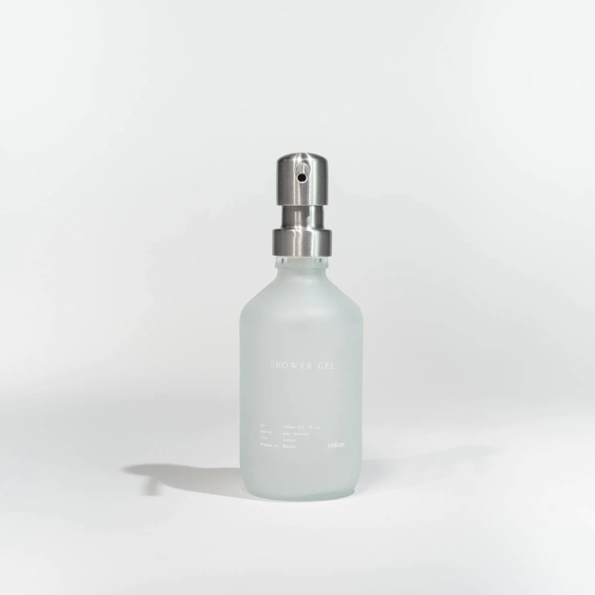 Réduze zeepdispenser trio doucheset mat wit glas 250 ml - Van den ...