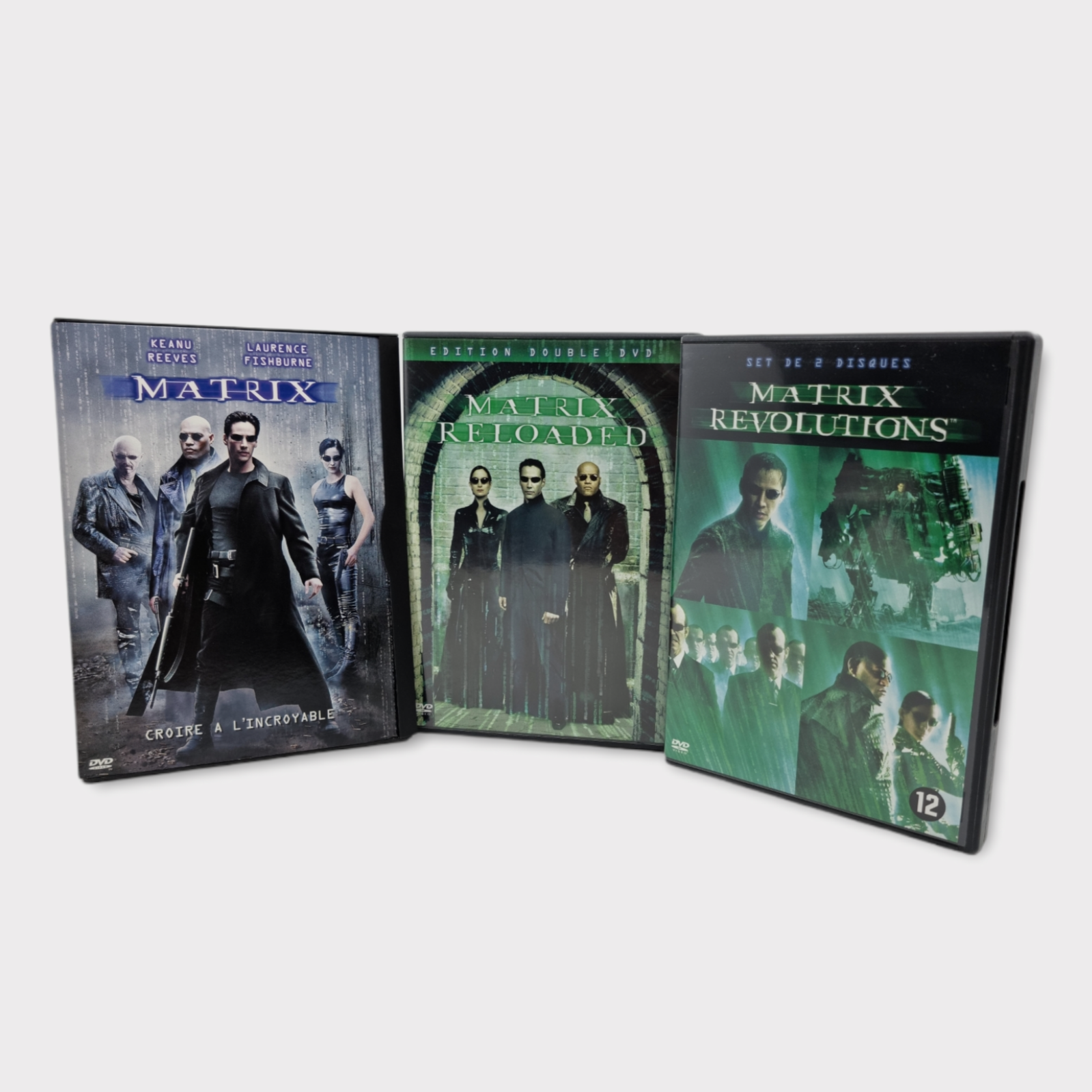 DVD - Saga Matrix : 1 Matrix – 2. Matrix Reloaded – 3. Matrix ...