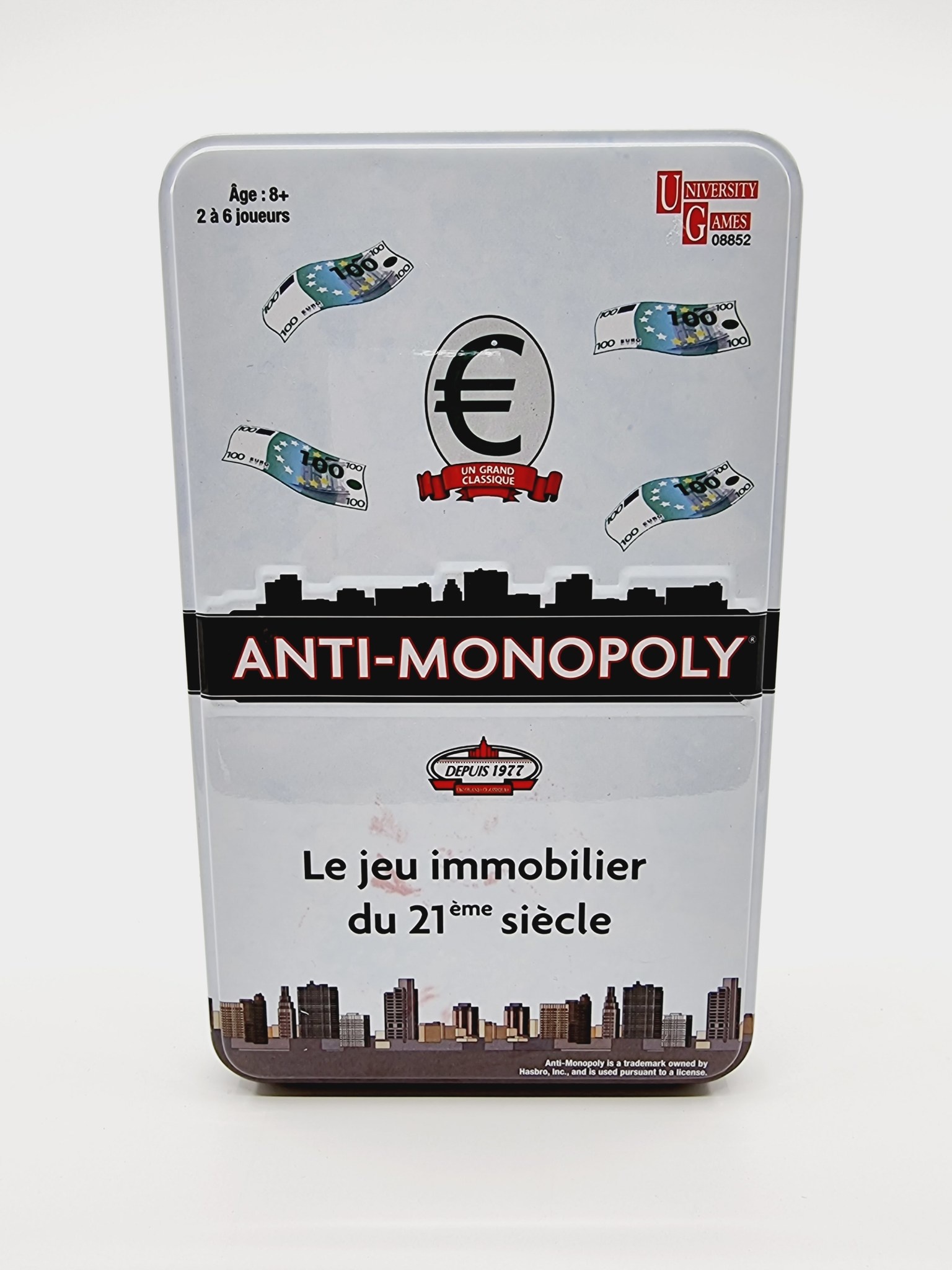 Anti-Monopoly métal box de voyage - Nouvelle ère
