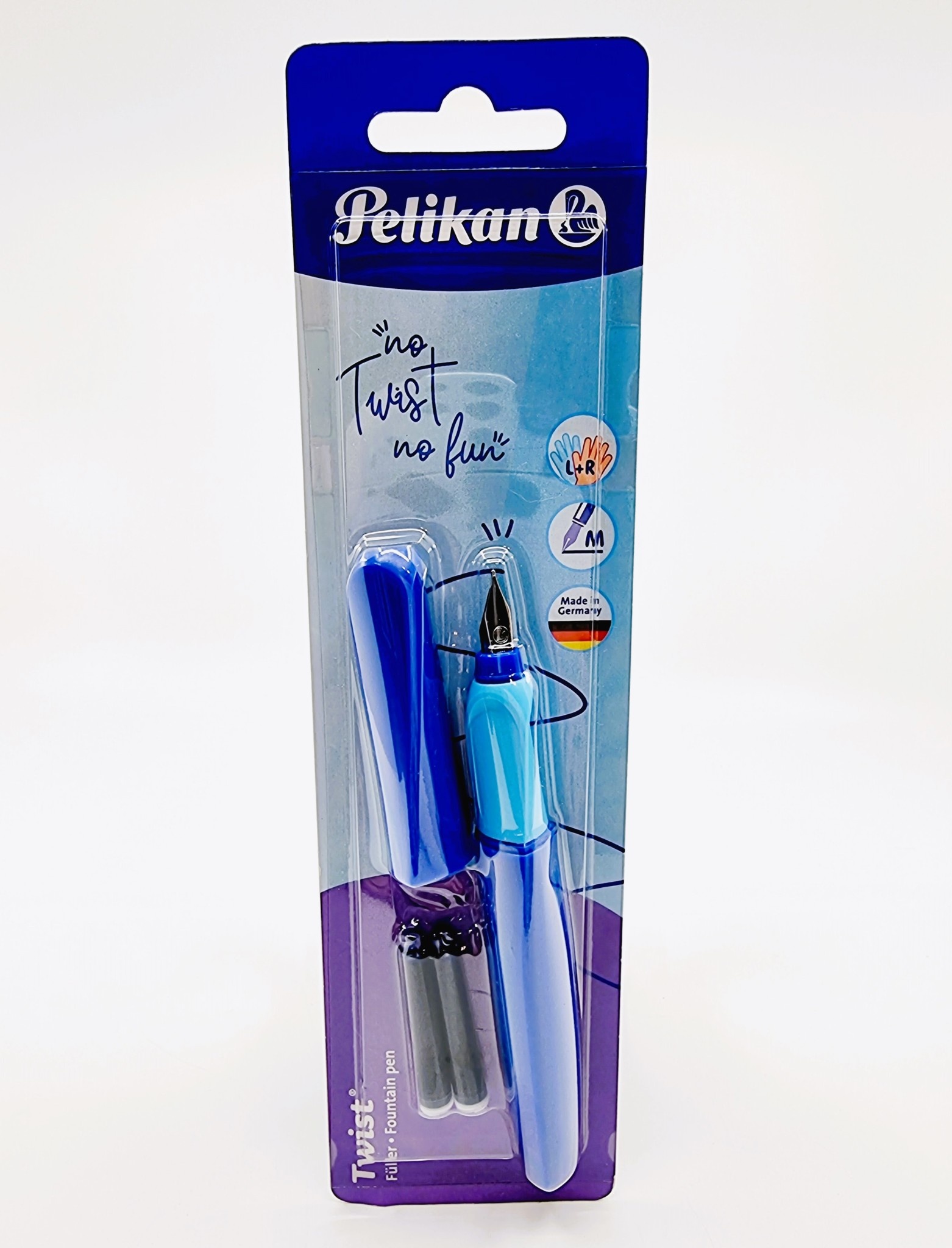 Pelikan stylo plume Twist - Blue - Nouvelle ère
