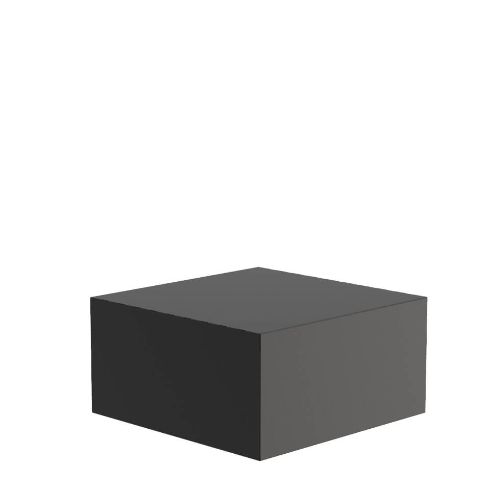 Aluminium sokkel | 80x80x40cm - HetTuinstel.nl