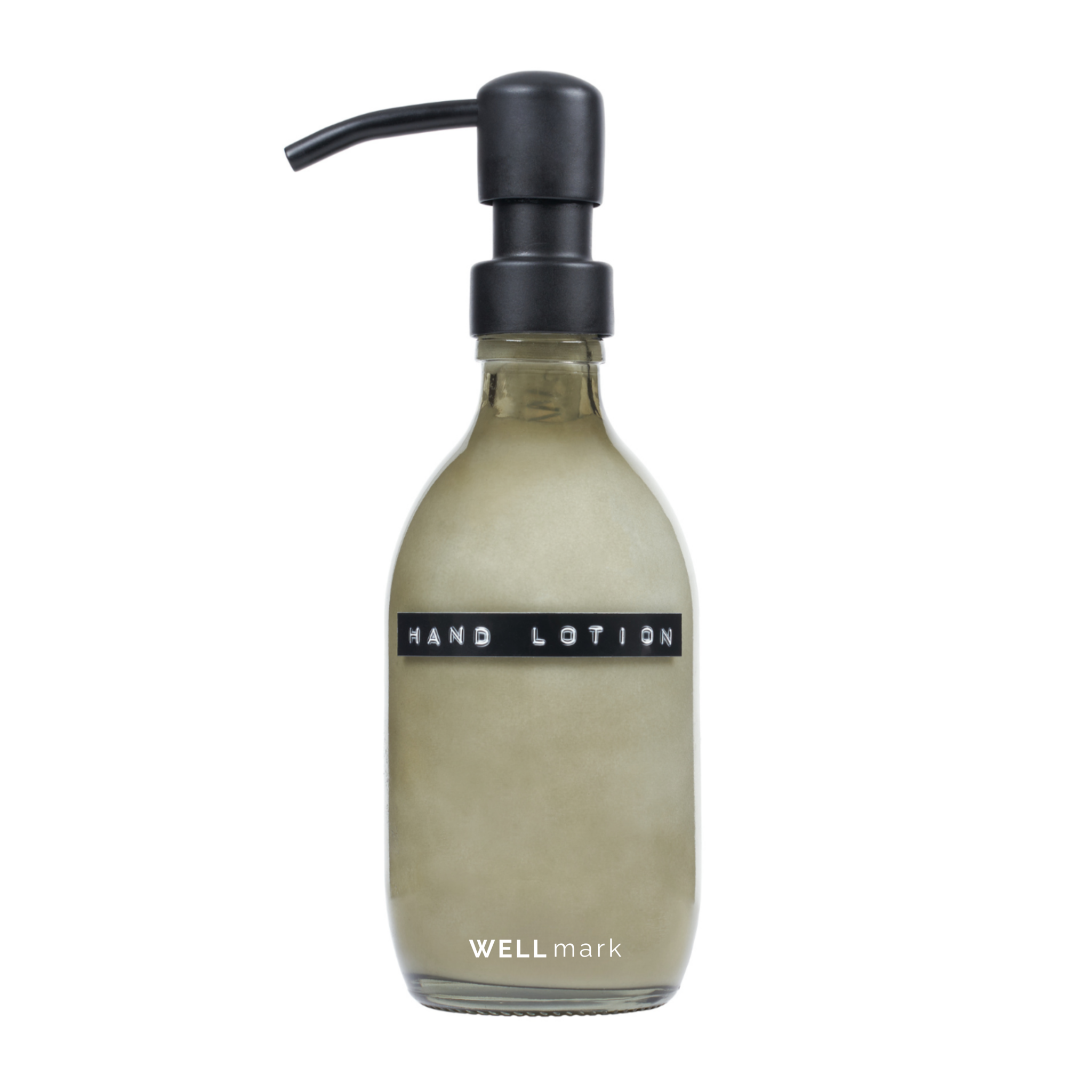 Hand lotion - Dark Amber 250ml with Black pump - Wellmark