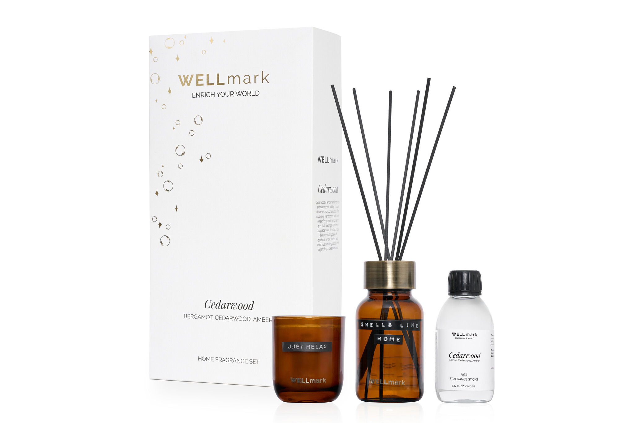 Home Fragrance set – Cedarwood - Wellmark