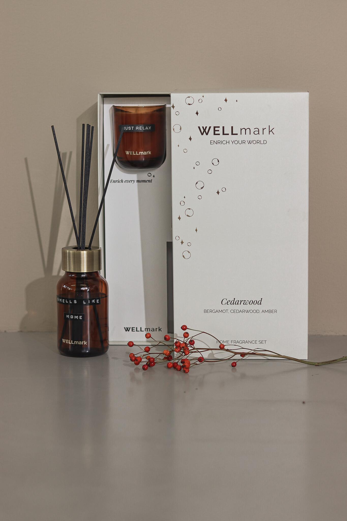 Home Fragrance set – Cedarwood - Wellmark