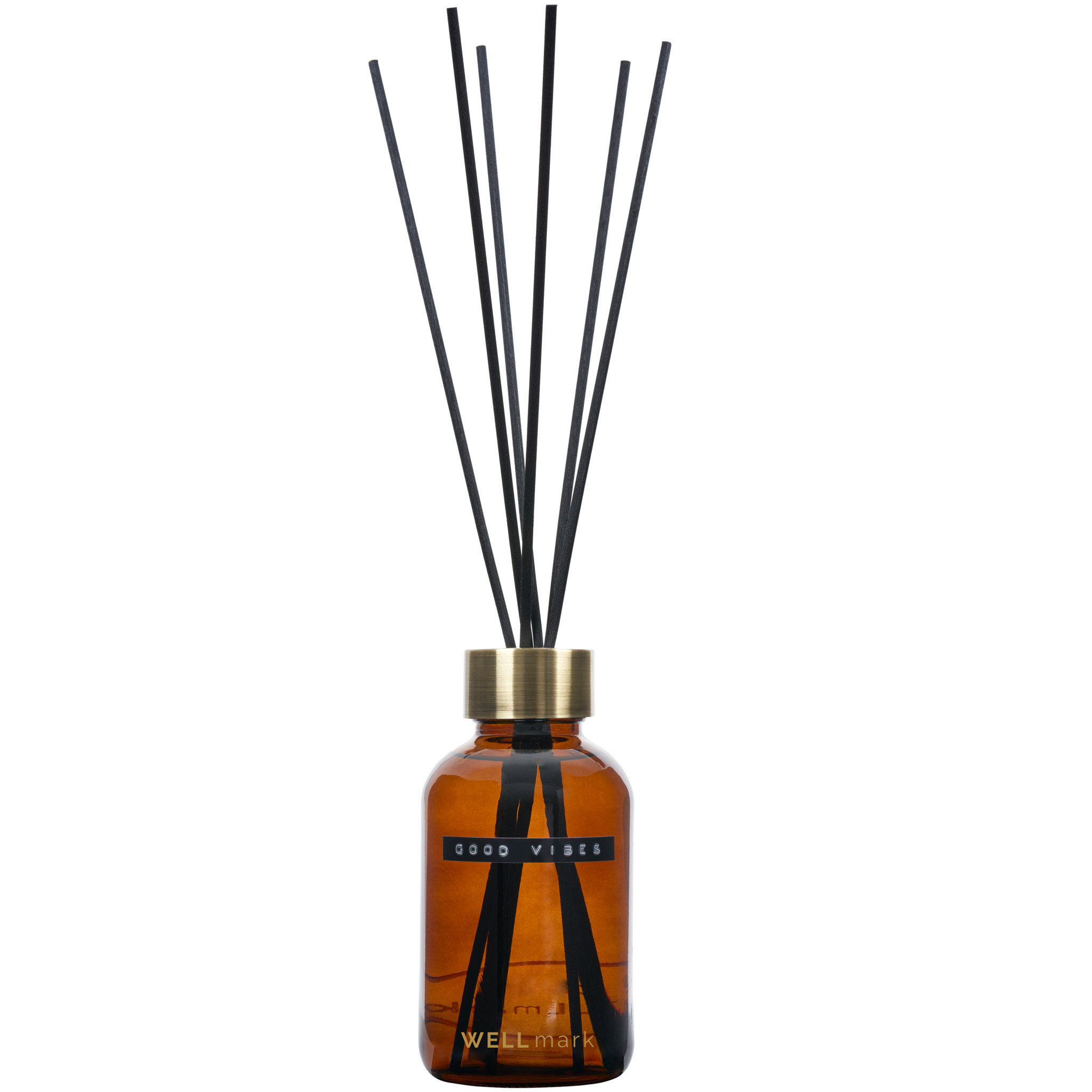 Maxi Reed diffusers - Cedarwood 500ml with Brass ring - Wellmark