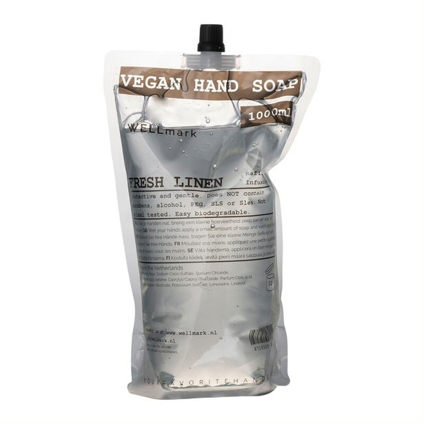 Refill Hand zeep - Frisse Linnen 1L - Wellmark