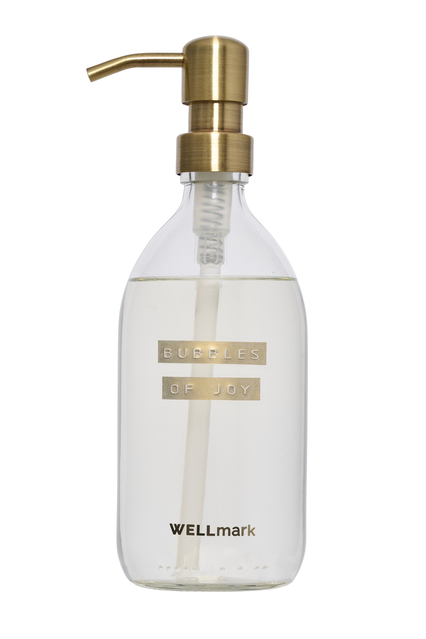 Hand Zeep - Frisse Linnen 500ml met Messing pomp - Wellmark