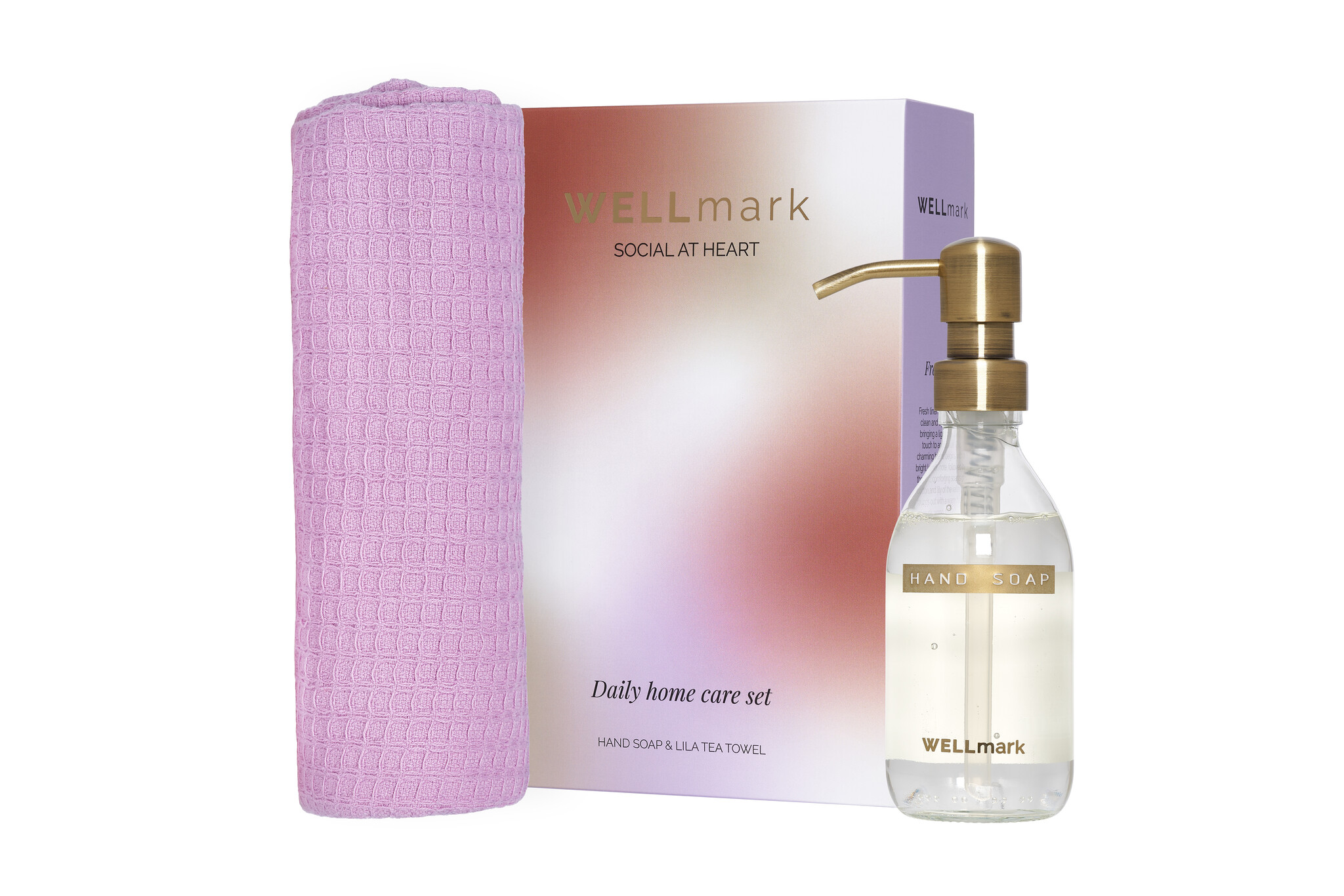 Daily Home Care set - Fresh Linen/Lila Towel - Wellmark