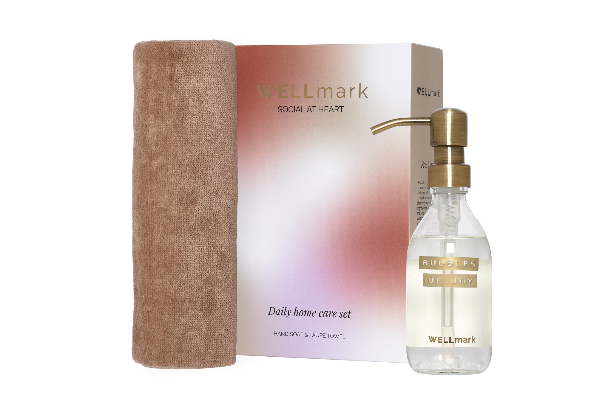 Daily Home Care set - Fresh Linen/Beige Towel - Wellmark