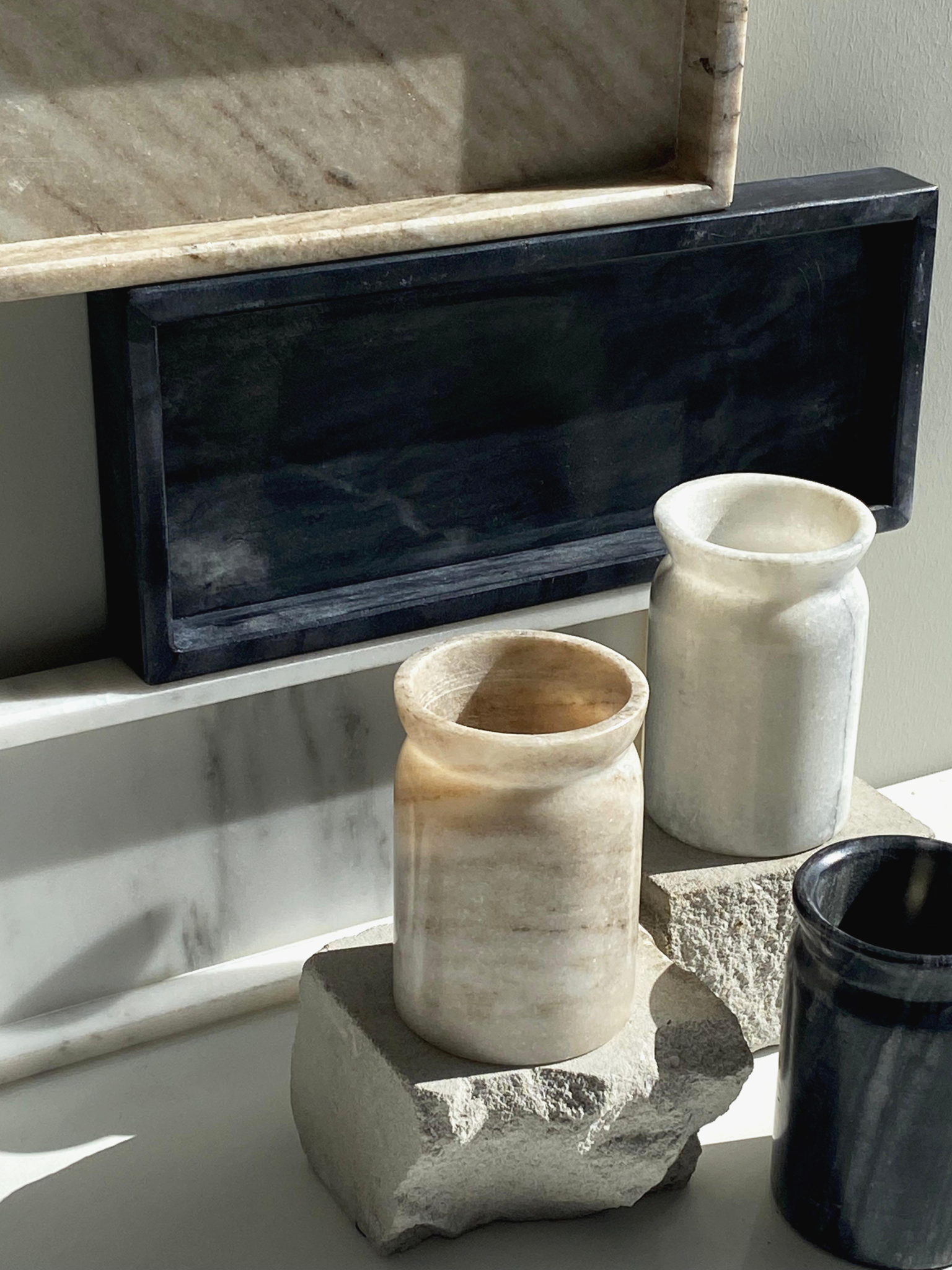 Marble Jar - Warm Beige - Wellmark