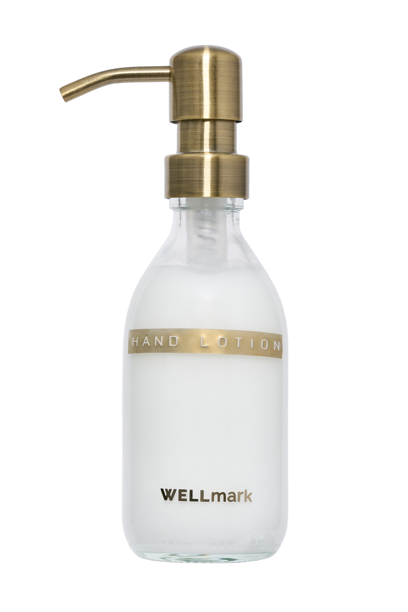 Hand lotion - Fresh Linen 250ml with Brass pump - Wellmark